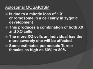 Lyon hypothesis-X-inactivation-mosaic formation | PPTX