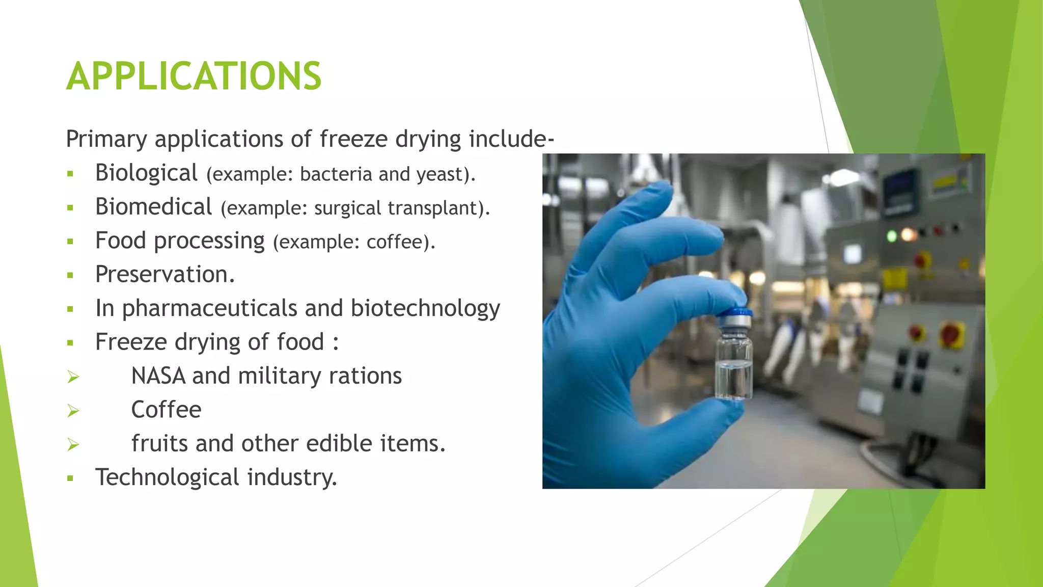 Lyophilisation | Freeze drying | Cryodesication | Stages of ...
