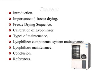 Lyophiliser | PPTX
