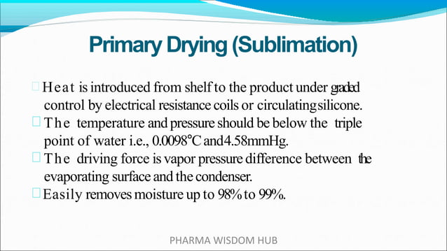 Lyophilization Technology (Freez Drying) | PPTX