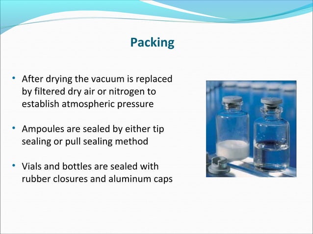 Lyophilization | PPT | Chemistry | Science