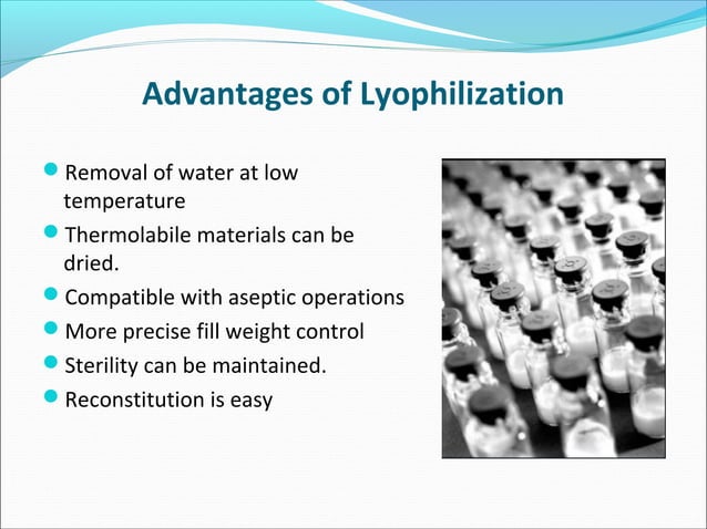 Lyophilization | PPT | Chemistry | Science