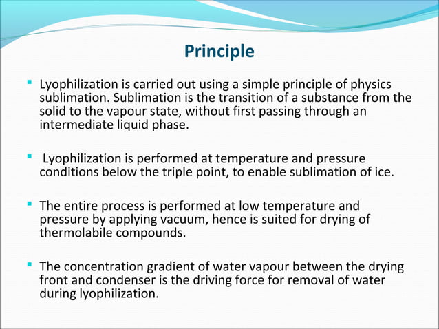 Lyophilization | PPT | Chemistry | Science