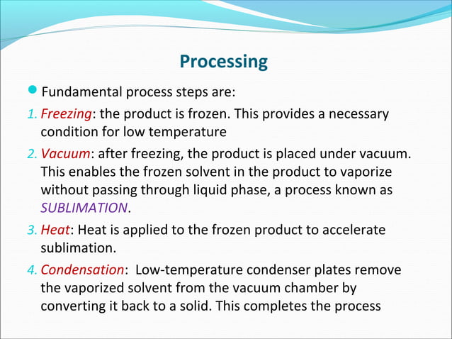Lyophilization | PPT | Chemistry | Science