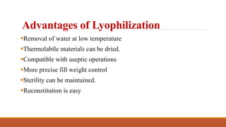 Lyophilization | PPTX