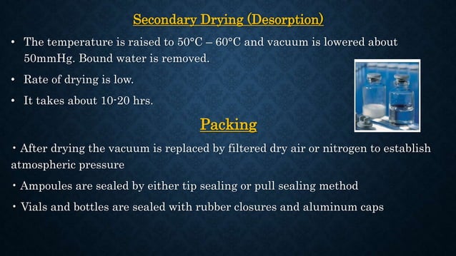 lyophilization, freeze drying.pptx | Chemistry | Science