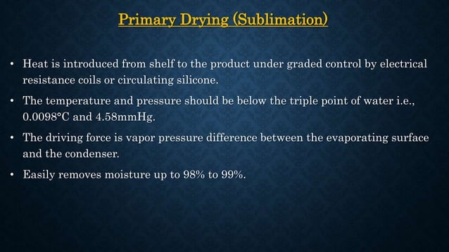 lyophilization, freeze drying.pptx | Chemistry | Science