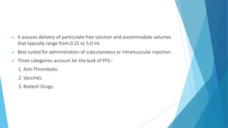 Lyophilization, Prefilled, Needle free injection.pptx
