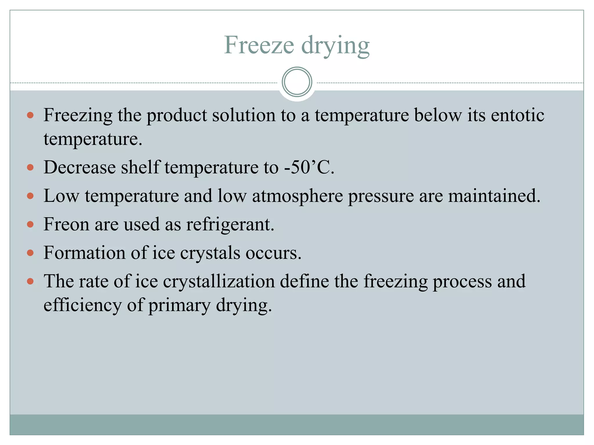 Lyophilization technology rk 1 | PPTX