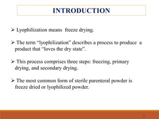 Lyophillization | PDF