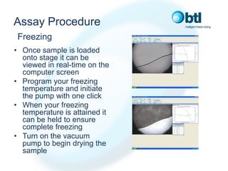Lyostat3 An introduction to Freeze Drying Microscopes | PDF