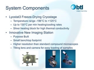 Lyostat3 An introduction to Freeze Drying Microscopes | PDF
