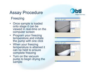 Lyostat3 Freeze Drying Microscopy | PPT