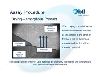 Lyostat3 Freeze Drying Microscopy | PPT