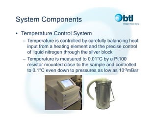 Lyostat3 Freeze Drying Microscopy | PPT