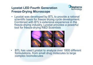 Lyostat4: Freeze Drying Microscope | PDF