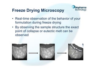 Lyostat4: Freeze Drying Microscope | PDF