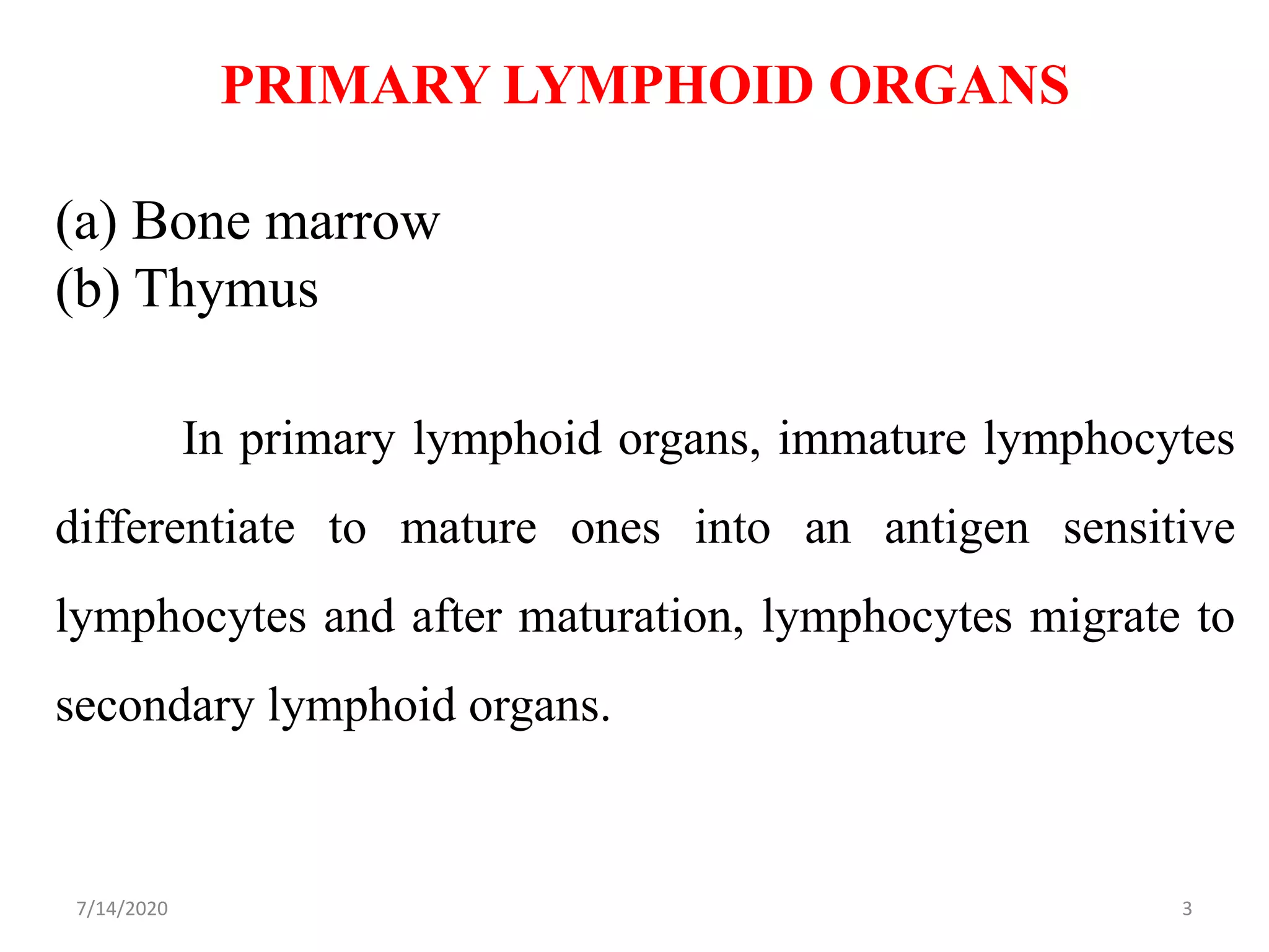 Lyphoid organs | PPT