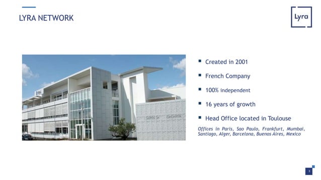 Lyra company profile 2018 | PPT