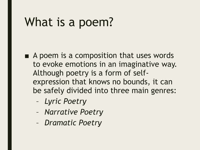 Lyric-Poetry-1.pptx | Poetry | Books and Literature