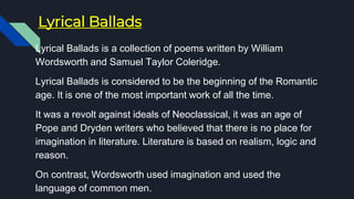 Lyrical ballad | PPTX
