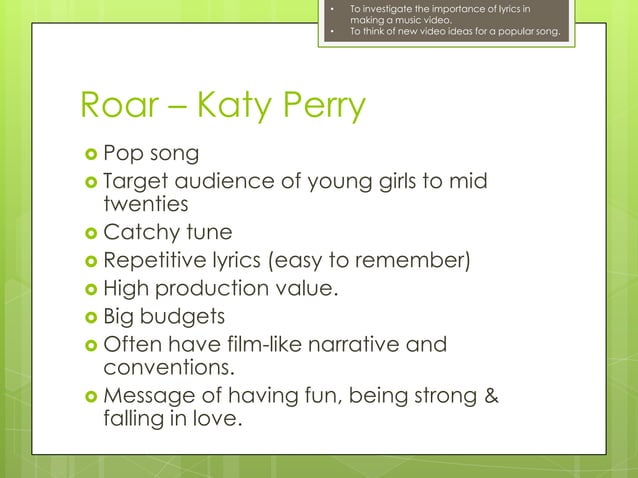 Lyric analysis | PPT