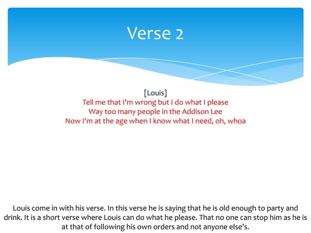 Lyric analysis | PPT