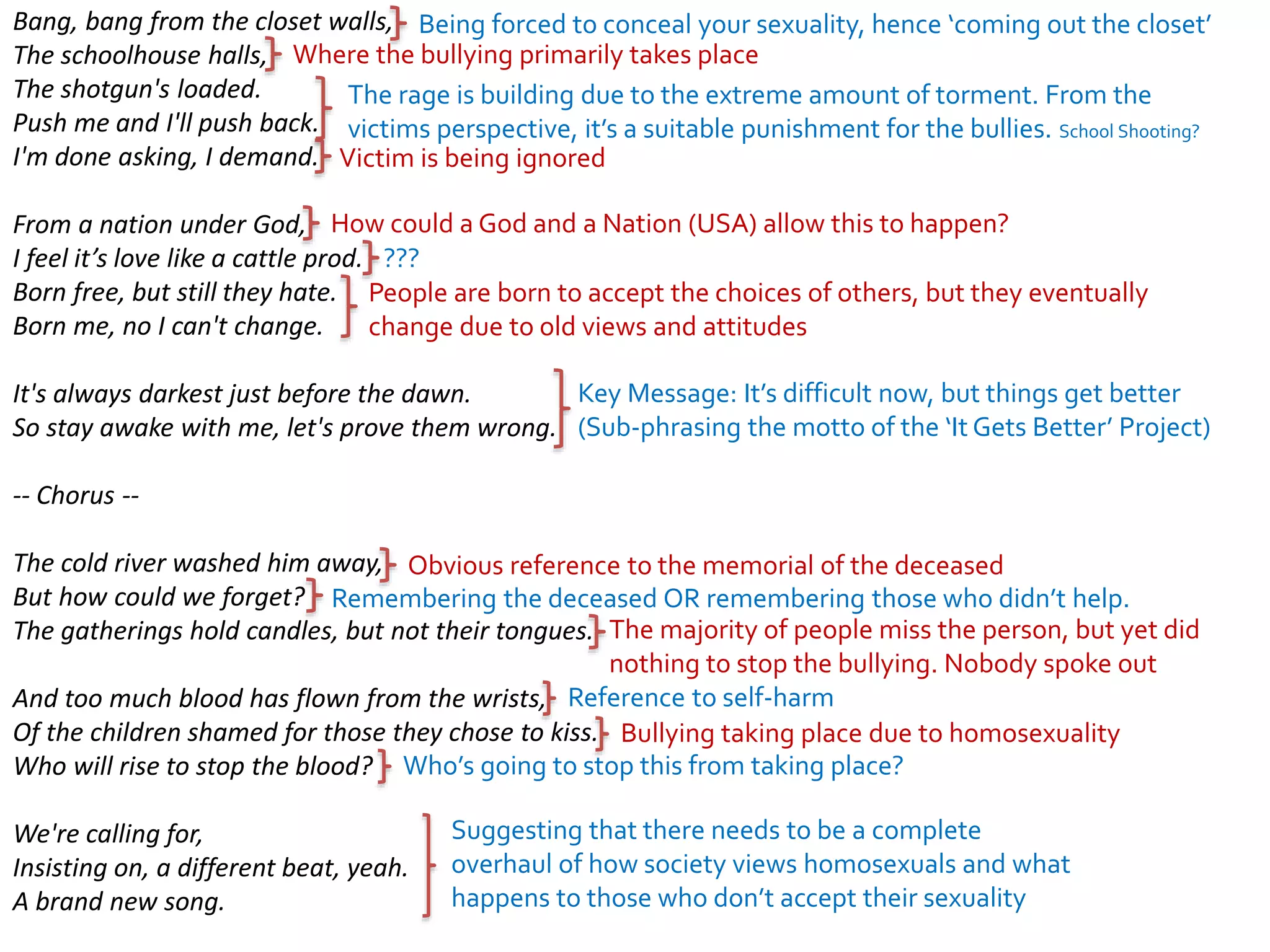 Lyric analysis | PPT