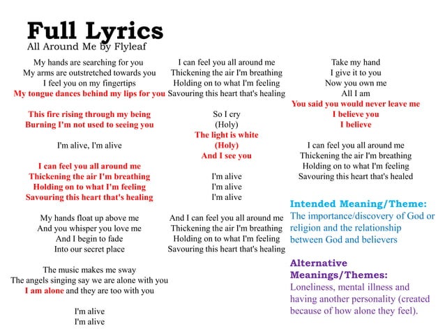 Lyric Analysis | PPT