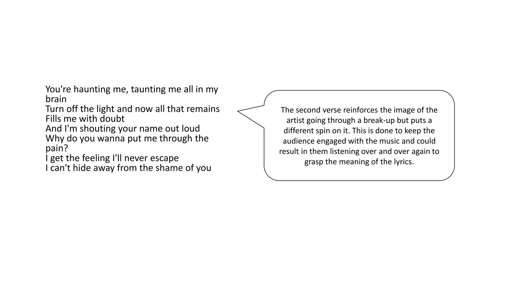Lyric analysis | PPT | Free Download