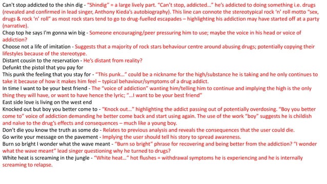 Lyric analysis | PPT