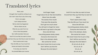"LYRIC ANALYSIS" presentation for A level media studies | PDF