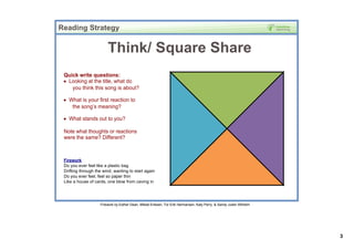 Lyric Analysis- Sample Student File | PDF