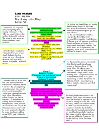 Lyric Analysis | PDF