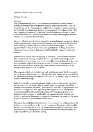 Lyric analysis | PDF