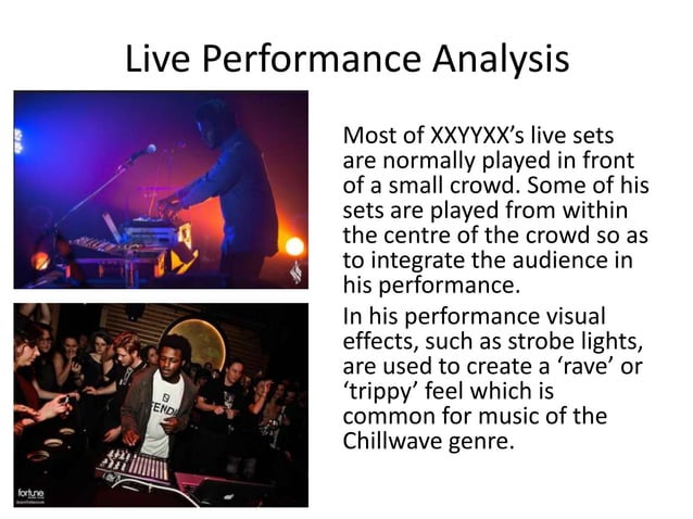 Lyric and Live Performance Analysis | PPT