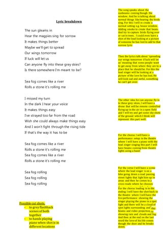 Lyric breakdown | DOCX
