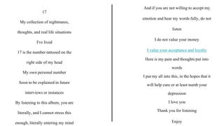 Lyric Analysis | PPTX