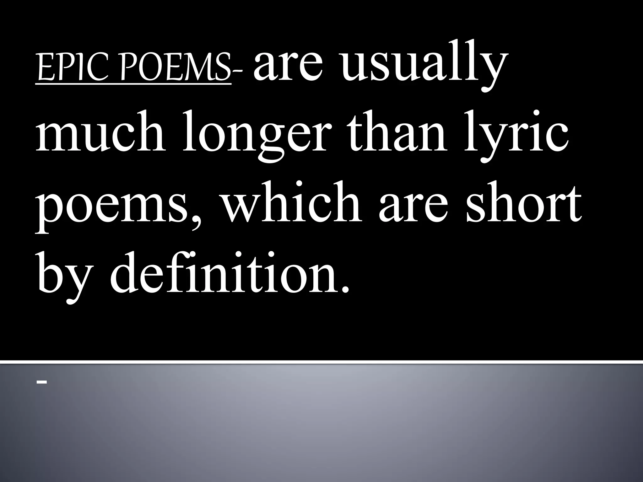 LITERATURE (GRADE 9) | PPTX