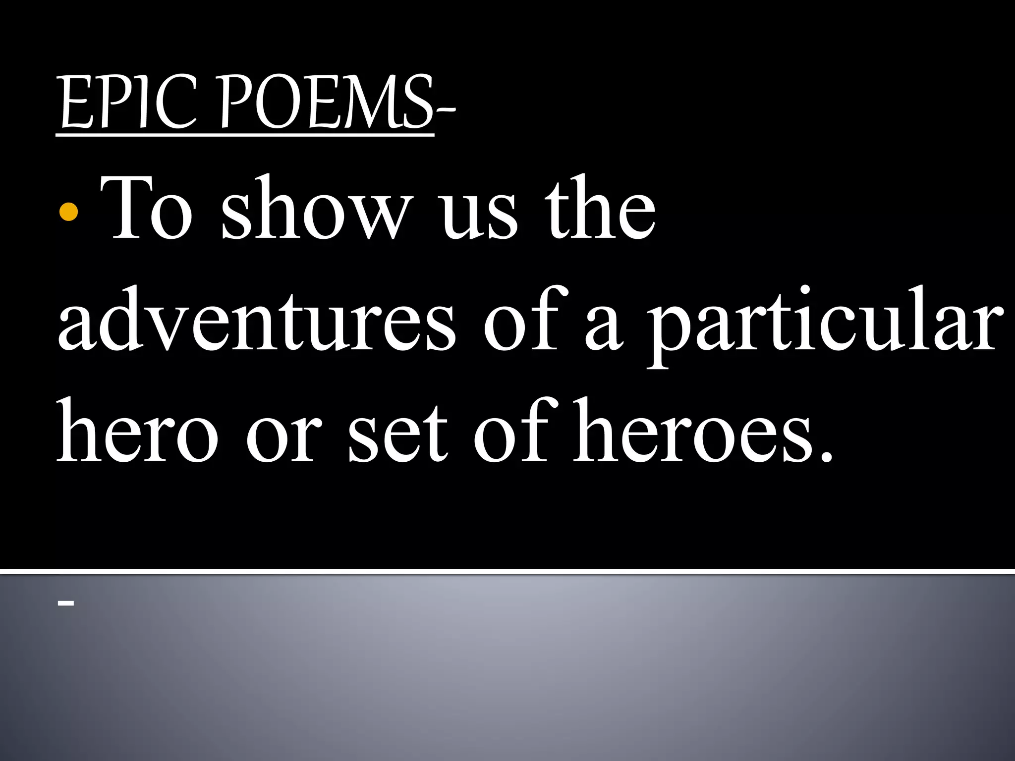 LITERATURE (GRADE 9) | PPTX