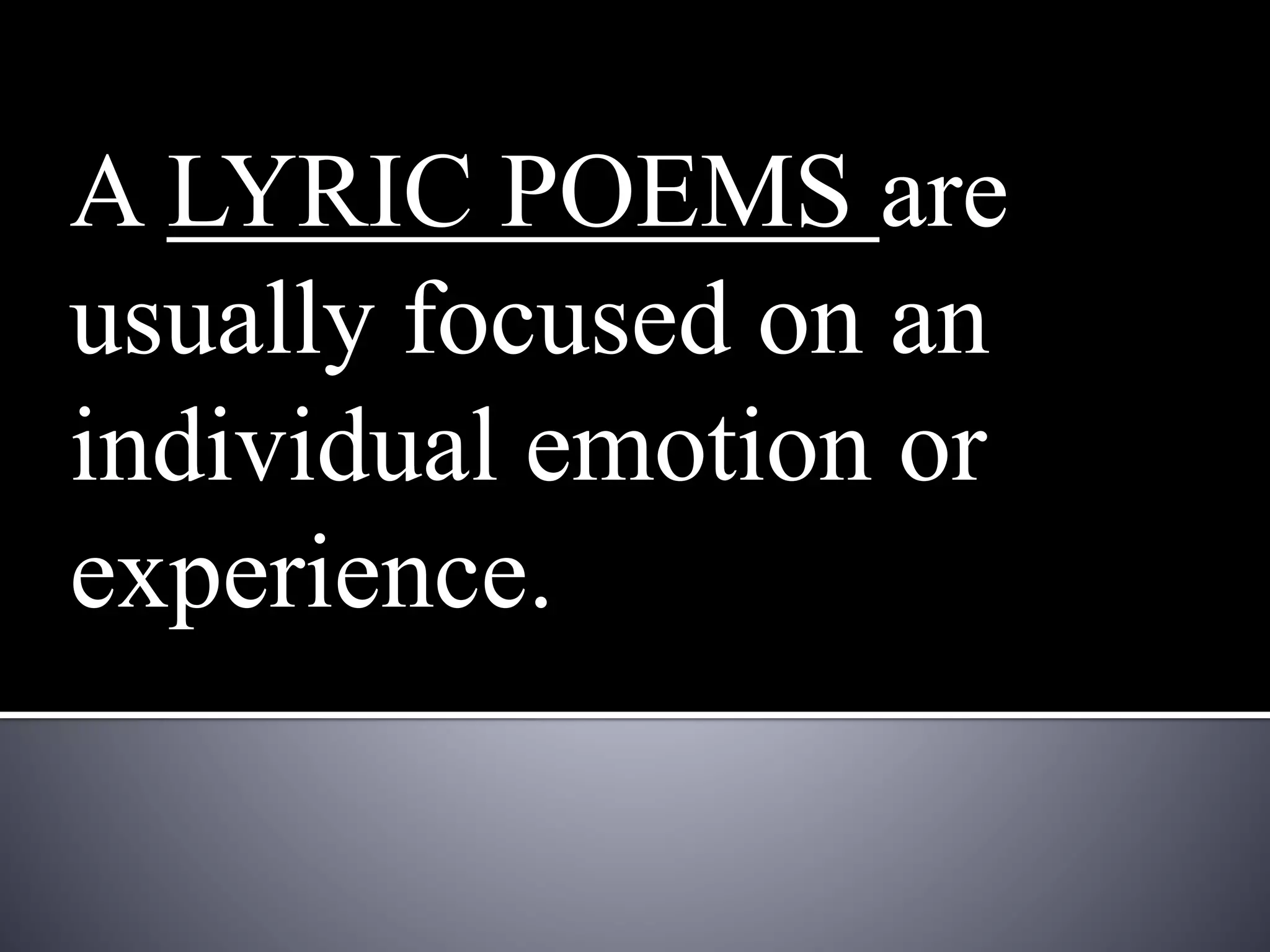 LITERATURE (GRADE 9) | PPTX