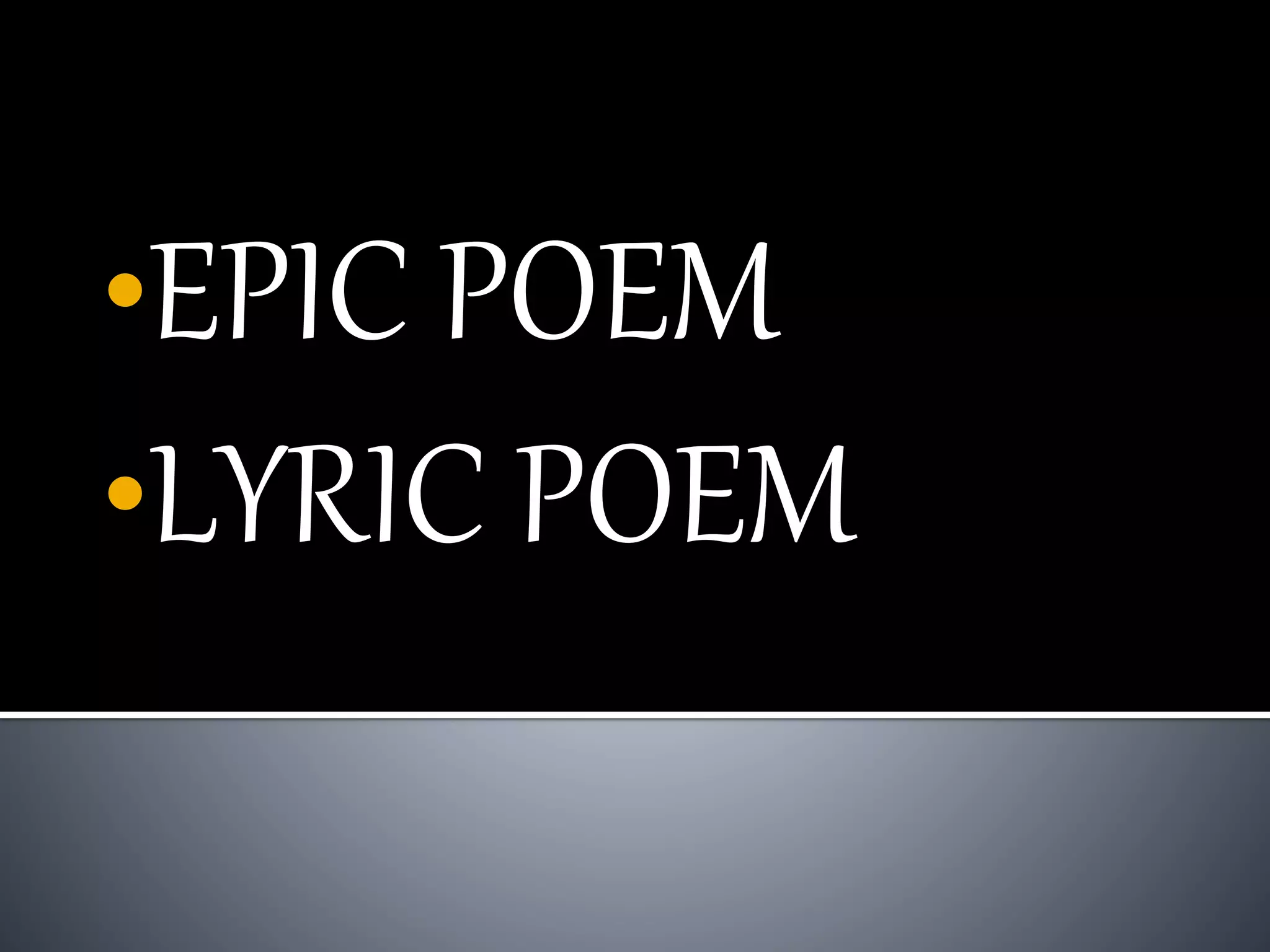 LITERATURE (GRADE 9) | PPTX