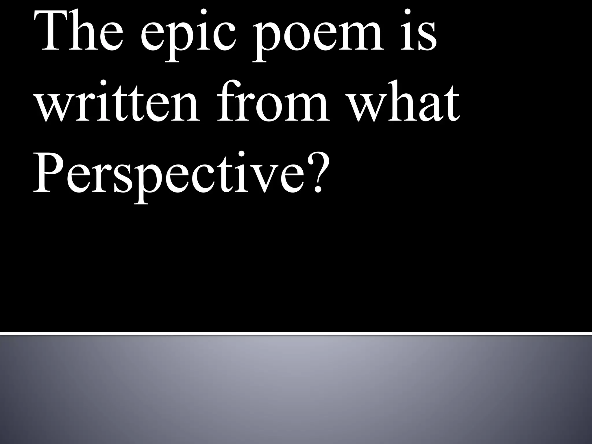 LITERATURE (GRADE 9) | PPTX