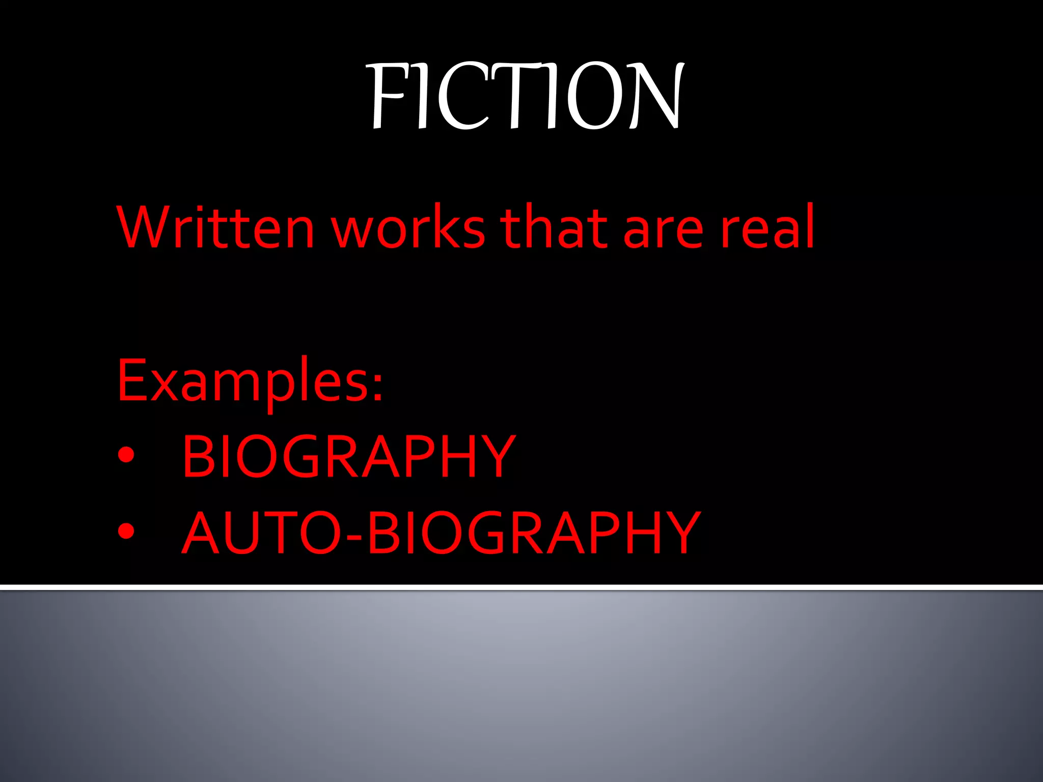 LITERATURE (GRADE 9) | PPTX