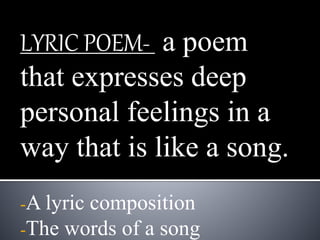 LITERATURE (GRADE 9) | PPTX