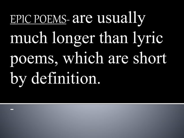 LITERATURE (GRADE 9) | PPTX | Poetry | Books and Literature