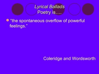 Lyric poetry | PPT