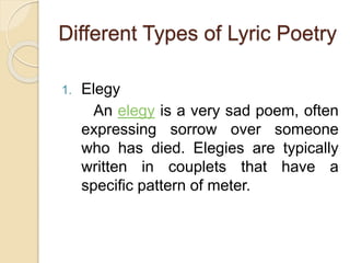 LYRIC POETRY | PPT