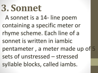 Lyric poetry report | PPTX