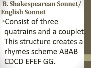 Lyric poetry report | PPTX